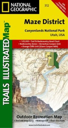 NATIONAL GEOGRAPHIC MAPS Canyonlands - Maze District (Map) EUR 13,94 ...