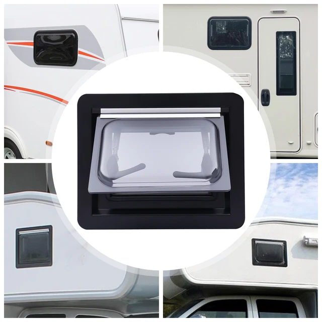 RV CARAVAN HINGED Hatch Window External Push Window 13.78*11.02" MG16RW ...