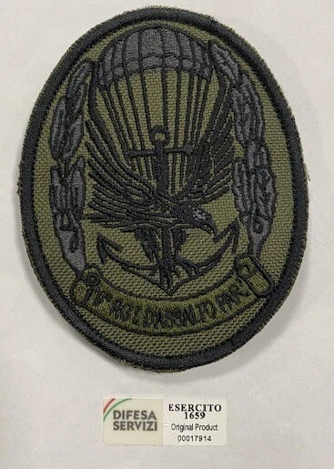 PATCH MILITARE INCURSORI 9° Reggimento Paracadutisti Col Moschin ...