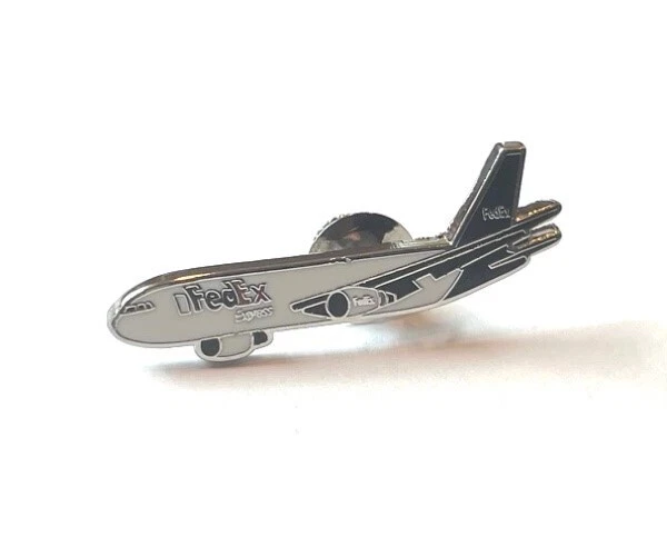 FEDEX FEDERAL EXPRESS Boeing 767-300 Jet Airplane Logo Tack Lapel Pin ...