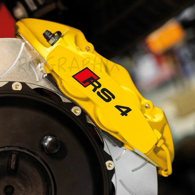 AUDI RS4 LOGO High Temp Brake Caliper Decals sticker X6 B EUR 9,64 ...