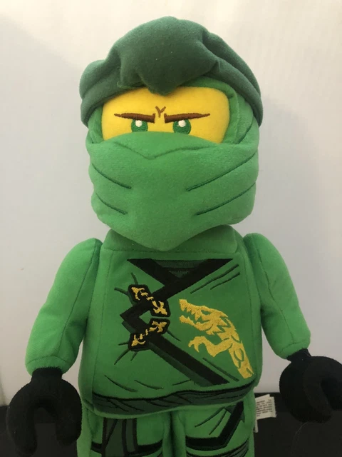 LEGO NINJAGO LLOYD Green Ninja Plush Mini Figure Soft Toy By Manhattan ...