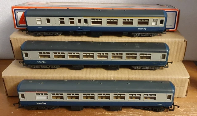 LIMA MK2 COACHES x3 Open standard TSO Micro buffet Brake first corridor ...