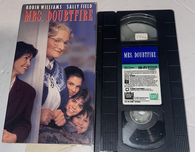 MRS. DOUBTFIRE (VHS, 1996) Movie £6.41 - PicClick UK