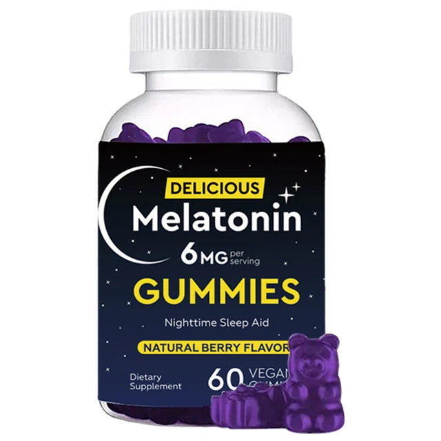 SLEEP AID NIGHT Aid Insomnia Sleeping Supplement 5-HTP Natural Gummies ...