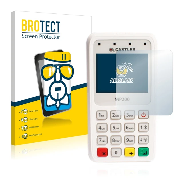 PROTECTION ECRAN VERRE pour Castles Technology MP200 / MP200L Film ...