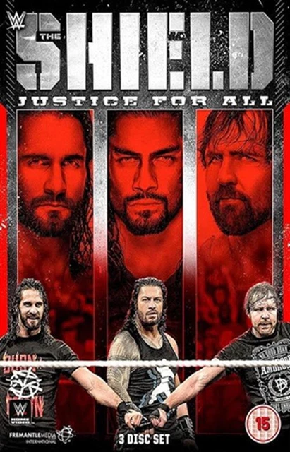 WWE THE SHIELD Justice for All DVD Boxset 3 Disc Box Set £54.99 ...