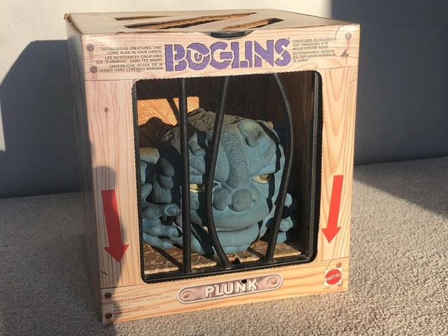 VINTAGE BOGLINS PLUNK/VLOBB LARGE BOGLIN with Box Cage Mattel 1987 ...
