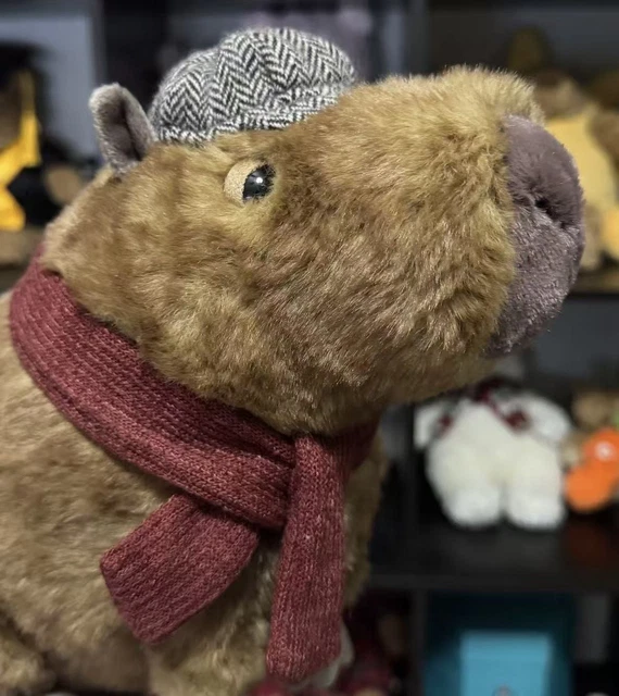 JELLYCAT CLYDE THE Detective Capybara Plush Toy Brand New with Official ...
