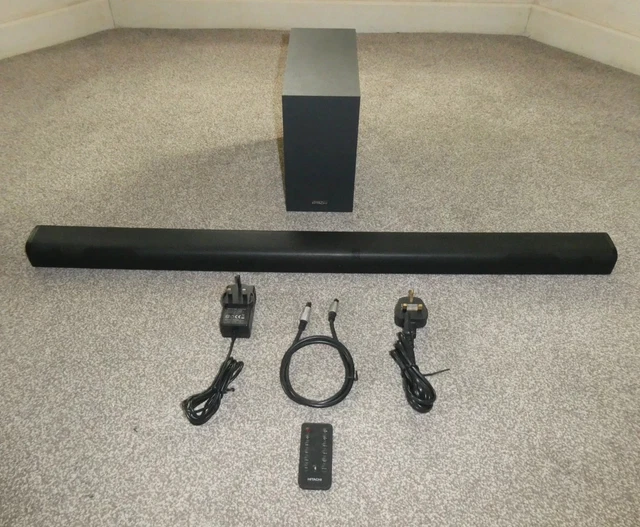 HITACHI AXS240BTU SOUNDBAR And Subwoofer System Bluetooth + Remote ...