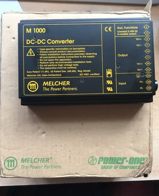 MELCHER M1000 CONVERTITORE DC - DC CM1301-7R IN 28-140 OPT 12V 0-4A ...