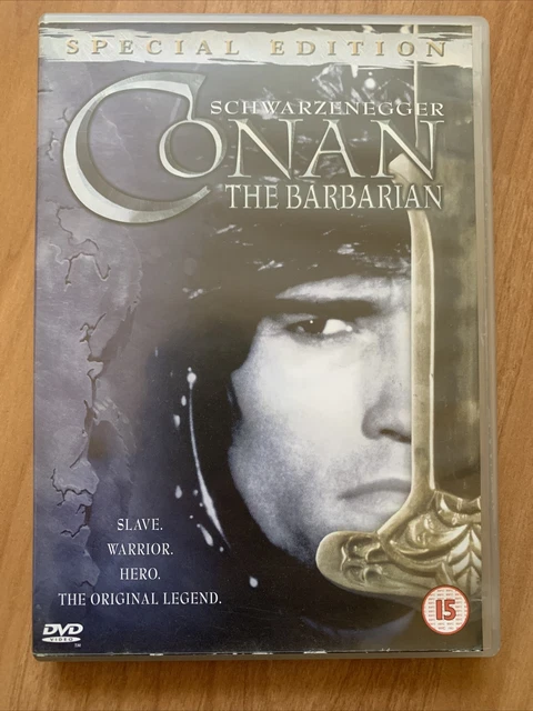 CONAN THE BARBARIAN 1981 DVD Arnold Schwarzenegger, James Earl Jones ...