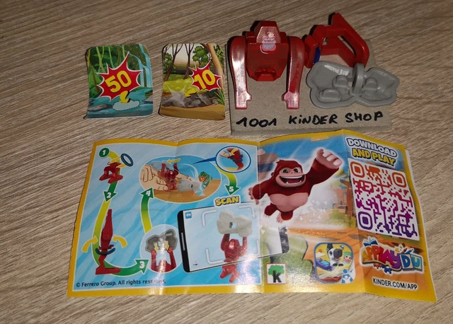 KINDER 'VD' VV 272 Vv272 Brown Gorilla + Variante Bpz 10.2021 EUR 1,57 - PicClick FR