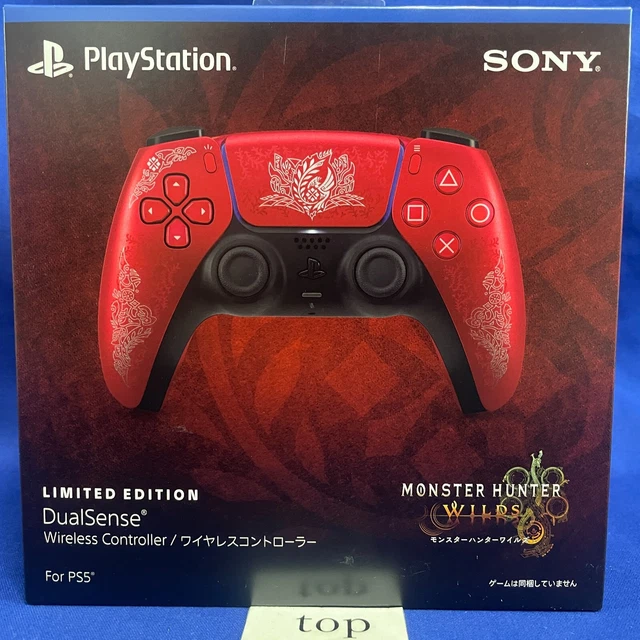 DUALSENSE WIRELESS CONTROLLER Monster Hunter Wilds Limited Edition new ...