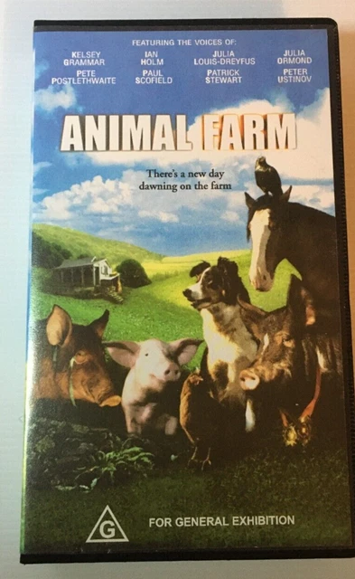 ANIMAL FARM - VHS Video (Pete Postlethwaite) VHS Cassette Tape - Jim ...