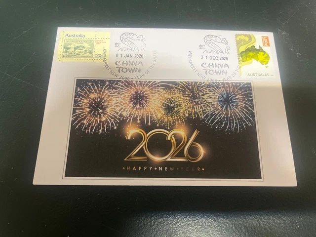 (1997) 31-12-2025 - Happy New Year 2026 (31-12-2025 + 1-1-2026) snake p ...