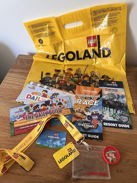 FANTASTIC LEGOLAND WINDSOR Bundle incl Lanyard + Pop Badge + Maps ...