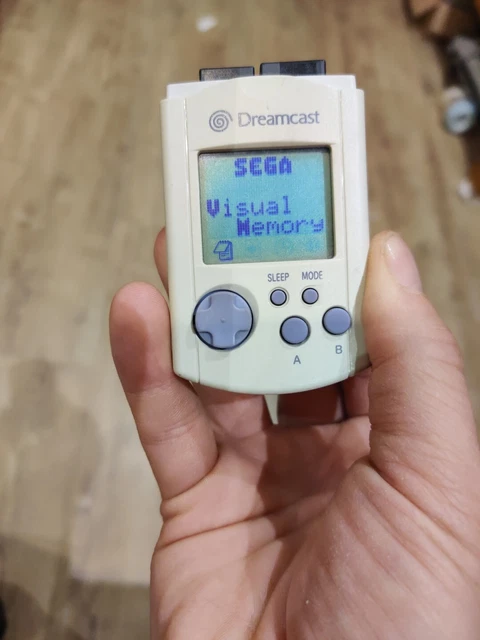 SEGA DREAMCAST VISUAL Memory Unit HKT-7000 Carte Mémoire 002 EUR 21,95 ...