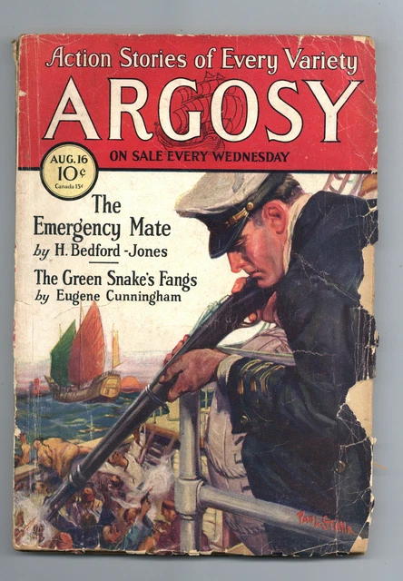 ARGOSY PART 4: Argosy Weekly Aug 16 1930 Vol. 214 #4 FR Low Grade £5.92 ...
