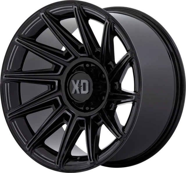 20 INCH BLACK Wheels Rims Ford F250 F350 XD Series XD851 Monster 3 ...