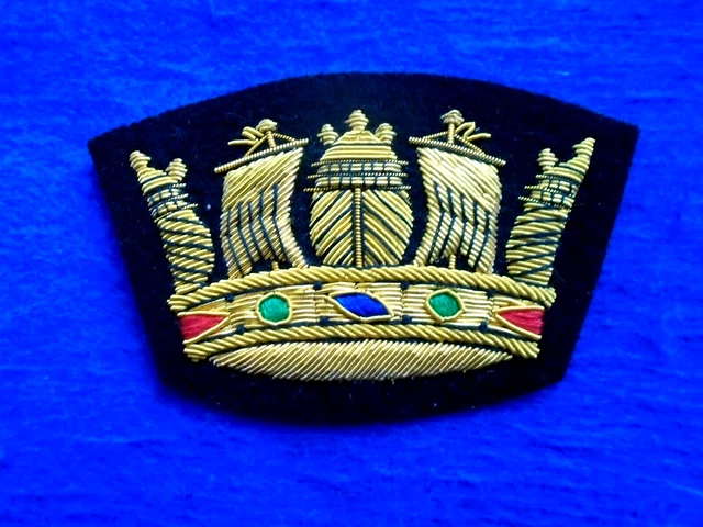 NEW ROYAL NAVAL, Navy Coronet Bullion Blazer £12.00 - PicClick UK