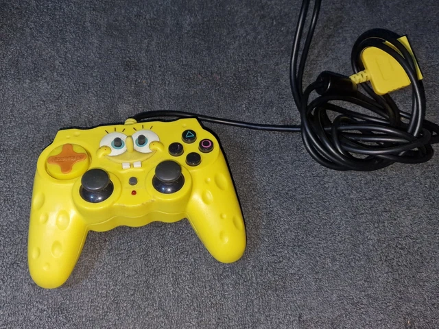 RARE SPONGEBOB SQUAREPANTS Playstation 2 PS2 Controller Working VGC £15 ...