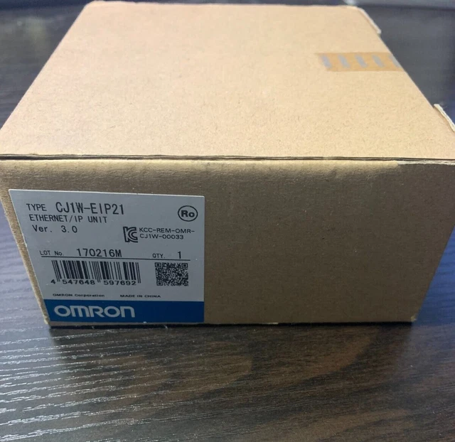 OMRON CJ1W-EIP21 ETHERNET/IP Unit PLC Processor Module £344.08 ...