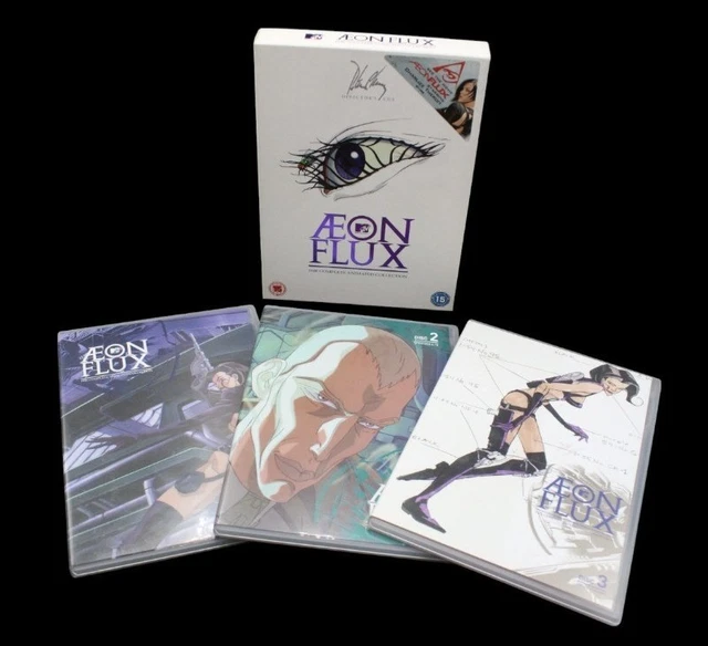 AEON FLUX COMPLETE Animated Collection DVD Box Set Rated 15 Region 2 ...