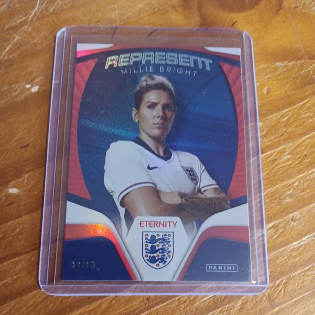 PANINI ETERNITY LIONESSES 2025 Millie Bright England Represent Red Card ...