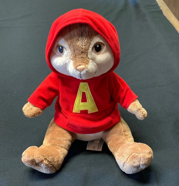 BUILD A BEAR Alvin and the Chipmunks Alvin with Red Hoodie Plush ...