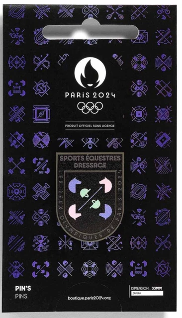 PARIS 2024 - Summer Olympic Games - Pin's Horse Dancing Dressage ...
