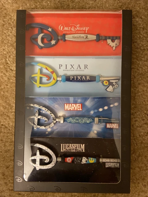 DISNEY STUDIO COLLECTIBLE Key Set (Disney Animation, Pixar, Marvel ...