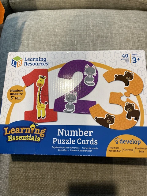 LEARNING RESOURCES NUMBER Puzzle Cards EUR 5,79 - PicClick FR