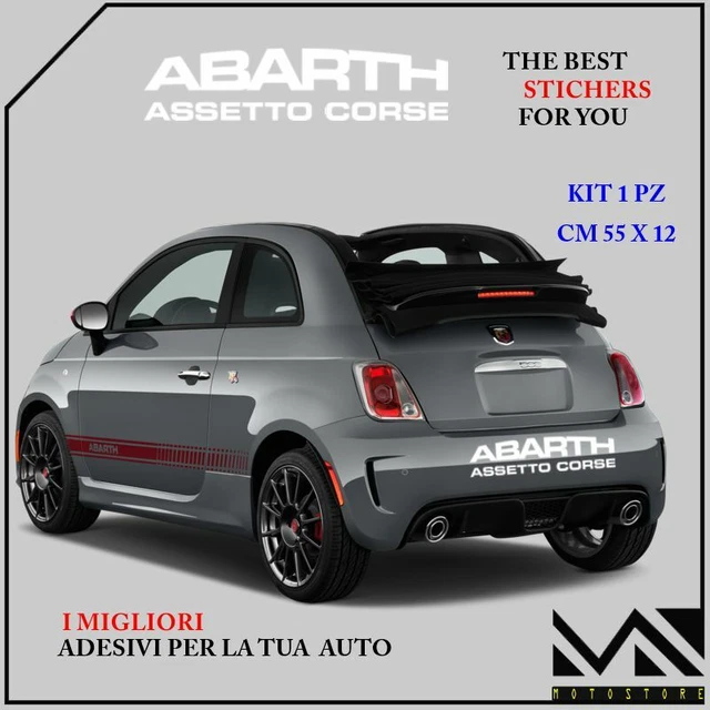FIAT 500 ABARTH Logo Stickers Sticker Racing Tuning Dot Color White £7. ...