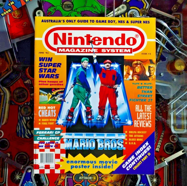 NINTENDO MAGAZINE SYSTEM - Issue #3 JUN 1993 - Super Mario Bros Movie ...