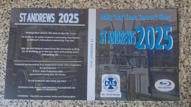 FAIRGROUND/FUNFAIR : St Andrews 2025 Blu-Ray Dvd £21.48 - PicClick UK