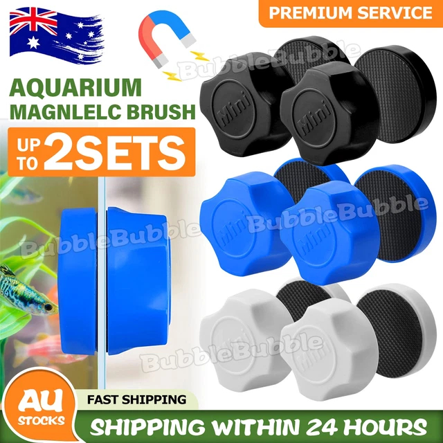 MAGNETIC CLEAN BRUSH Aquarium Fish Tank Glass Algae Scraper Cleaner ...