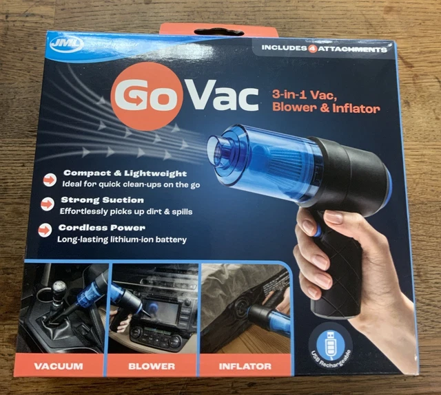 JML GO VAC 3in1 Vac,Blower And Inflator £14.99 - PicClick UK