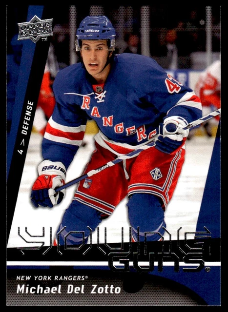 2009-10 UPPER DECK Young Guns Michael Del Zotto recrue New York Rangers ...