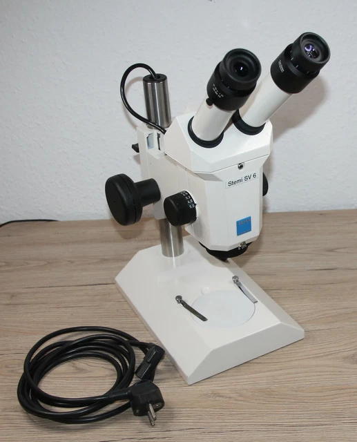 ZEISS MIKROSKOP MICROSCOPE Stemi SV6 Stereomikroskop mit Stativ EUR 1. ...