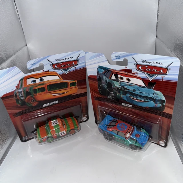 DISNEY PIXAR CARS Fishtail & High Impact Diecast 1:55 Combine Post £22. ...