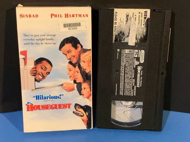VHS HOUSEGUEST (HOLLYWOOD Pictures, 1995) Comedy Sinbad Phil Hartman $8 ...