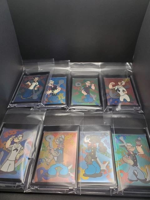1994 POPEYE EVOLUTION Chrome Complete 8 Card Set Rare £159.66 - PicClick UK