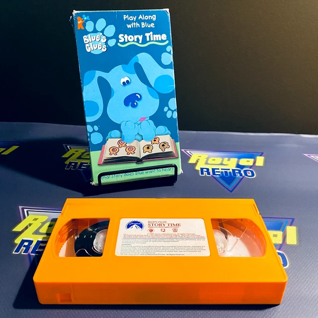 NICKELODEON BLUE'S CLUES Story Time VHS Play Along Cassette 1998 Nick ...