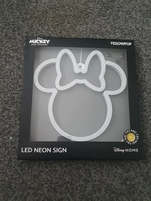DISNEY MICKEY AND Friends Yellowpop LED Neon Sign NIB New IN Box Minnie ...
