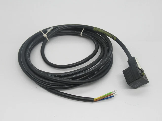 CONECTOR DE VÁLVULA Molex E452A3A30012C4H eje 24V 5A 3m cable 2 polos ...