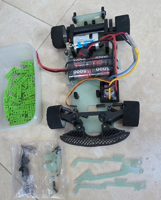 MARDAVE MINI ASSASSIN 1/12 RC Circuit Car Chassis Used £63.07 - PicClick UK