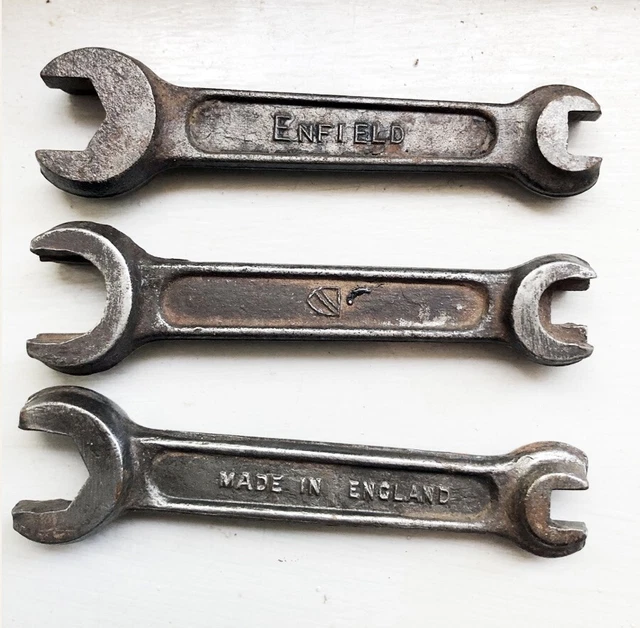 VINTAGE MOTORCYCLE TOOLS Bsa Enfield Abingdon King Wrench Bulldog Trade ...