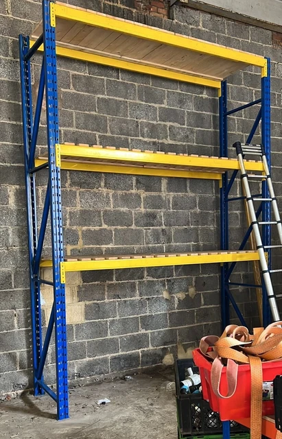 PALLET RACKING FRAMES and Beams Heavy Duty Shelving Solutions In Stock ...