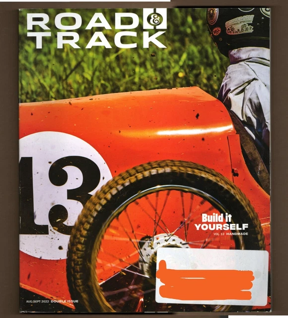 ROAD & TRACK Magazine ~ Vol. 12 - Double Issue - Aug/Sept 2022 - Handmade £4.52 - PicClick UK